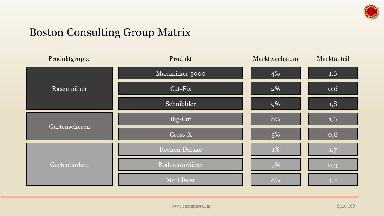 Boston Consulting Group Matrix | Caesar Academy
